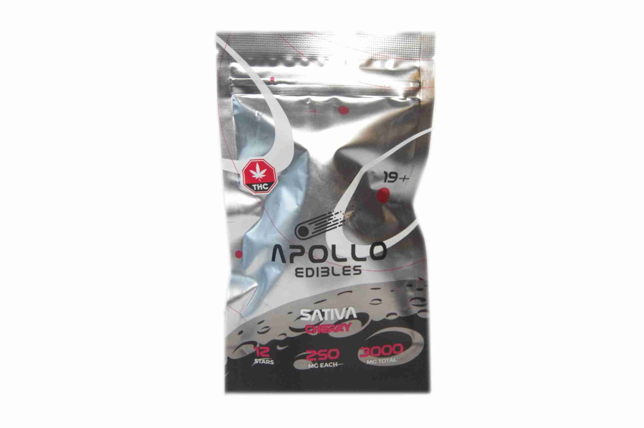Apollo Edibles – Cherry Shooting Stars 3000mg THC Sativa – Cannabis Den